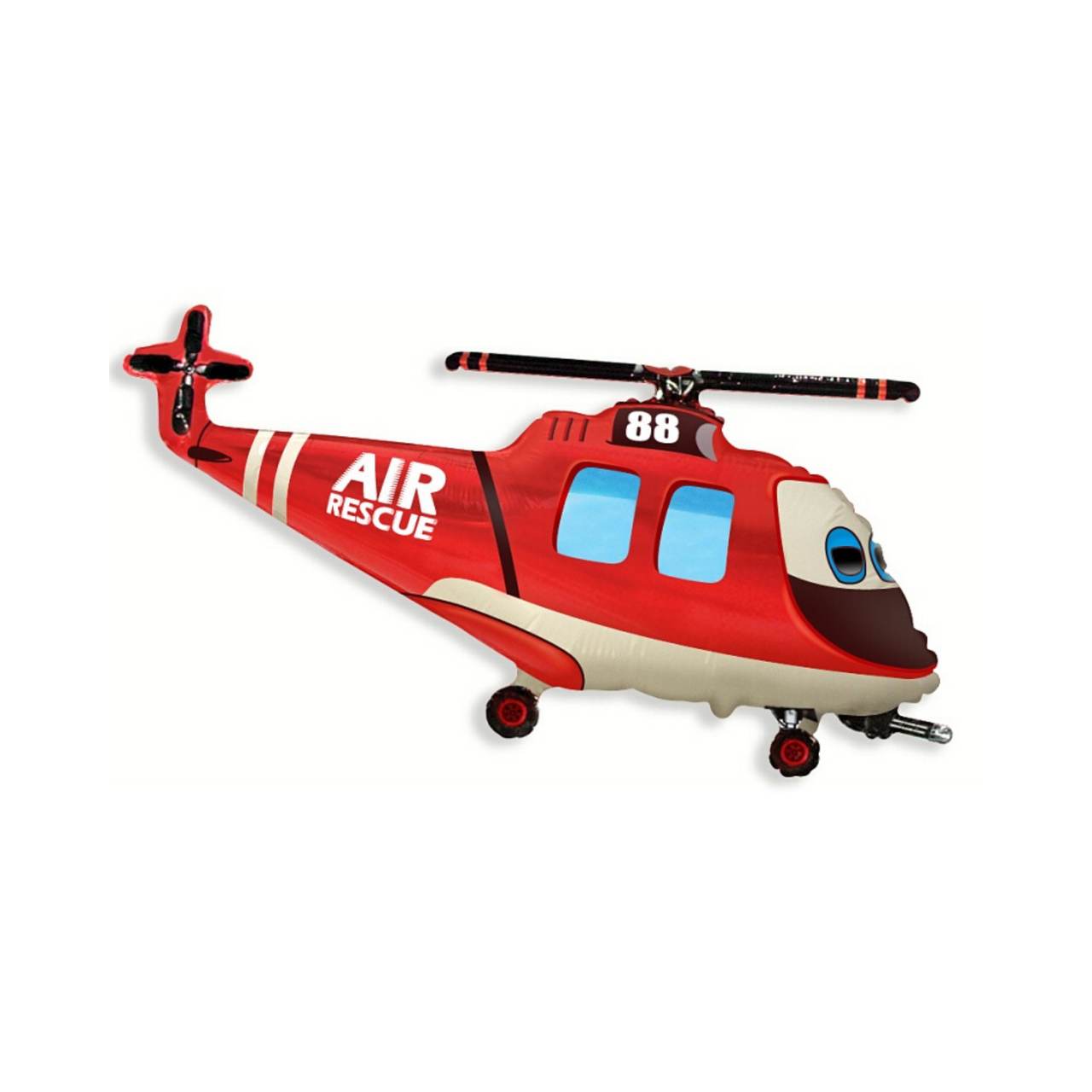 Balon Foliowy Helikopter Ratunkowy / 61 cm - PartySpot